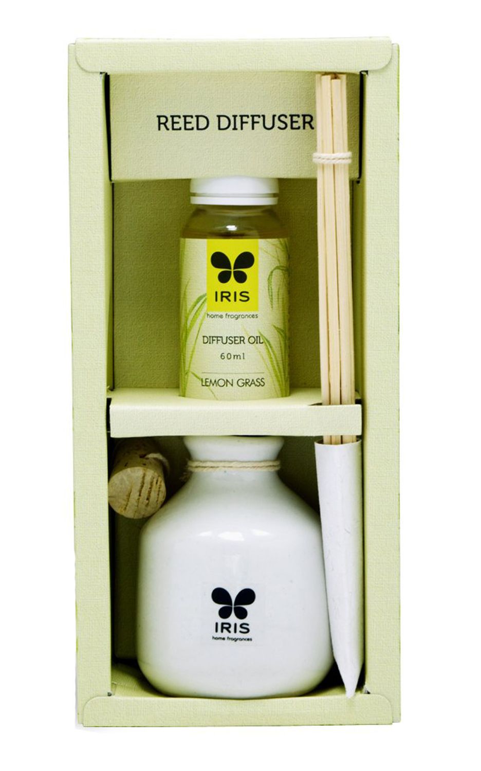 Iris Reed Diffuser - Lemon Grass - Niram Global Private Limited