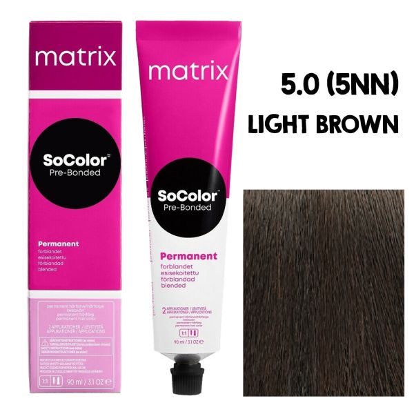 Buy Matrix SOCOLOR 5.0 5NN (Light Brown) Online in India